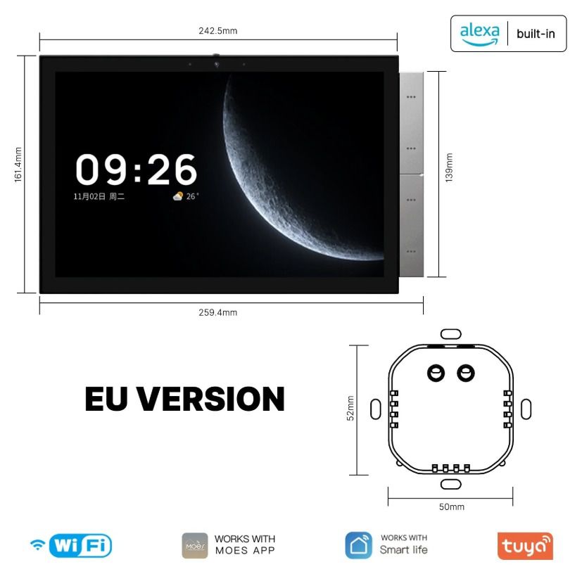 SMARTIFY TECHNOLOGY | מסך שליטה חכם 10'' | מסכי שליטה חכמים